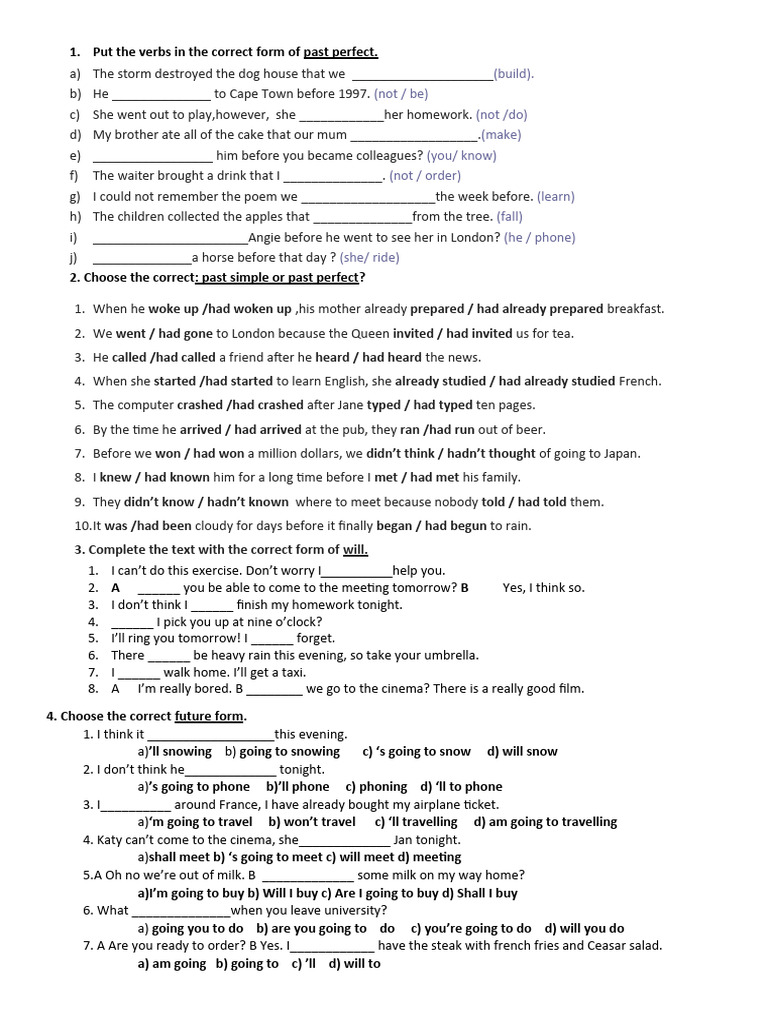 12 c mix grammar test | PDF