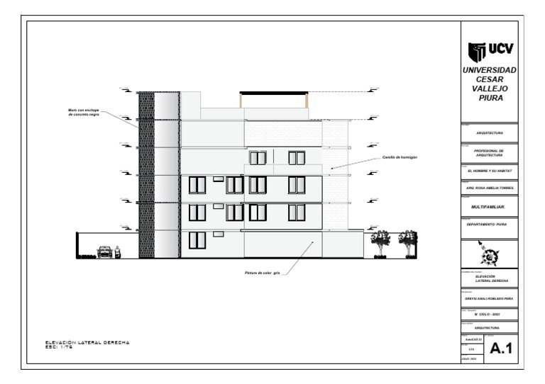 11 Elevación 2 | PDF