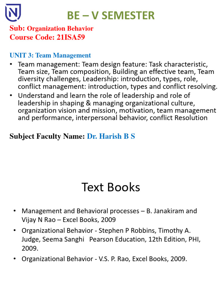 Unit 3 - Teams | PDF | Motivational | Motivation