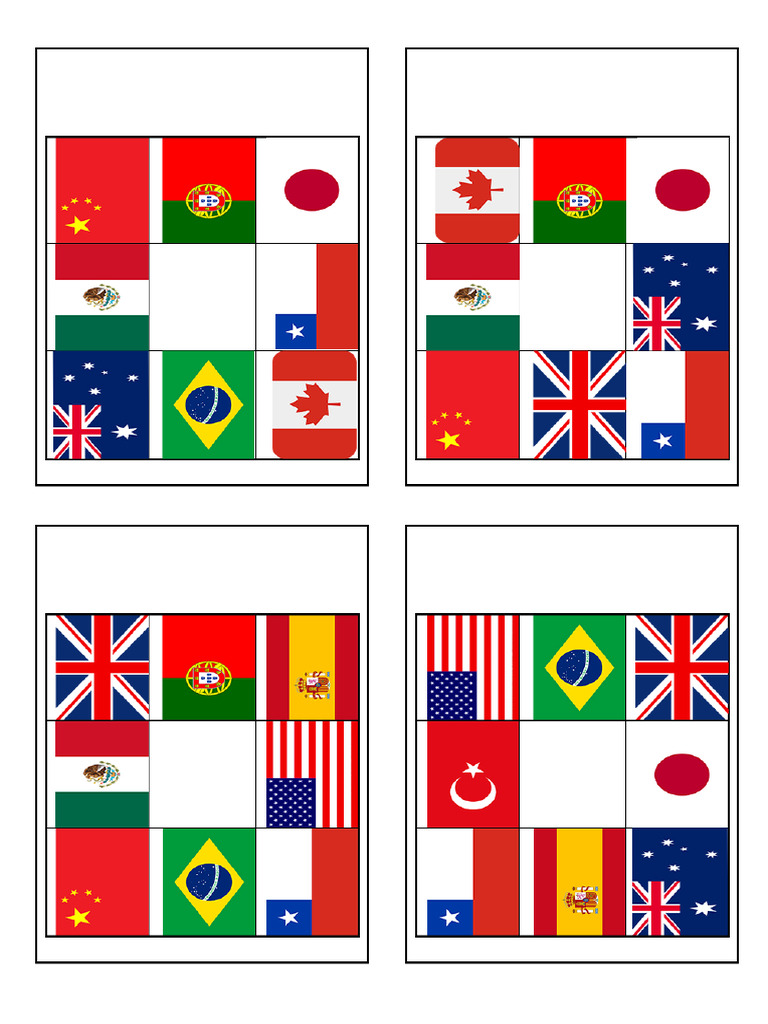 Bingo Nationalities | PDF