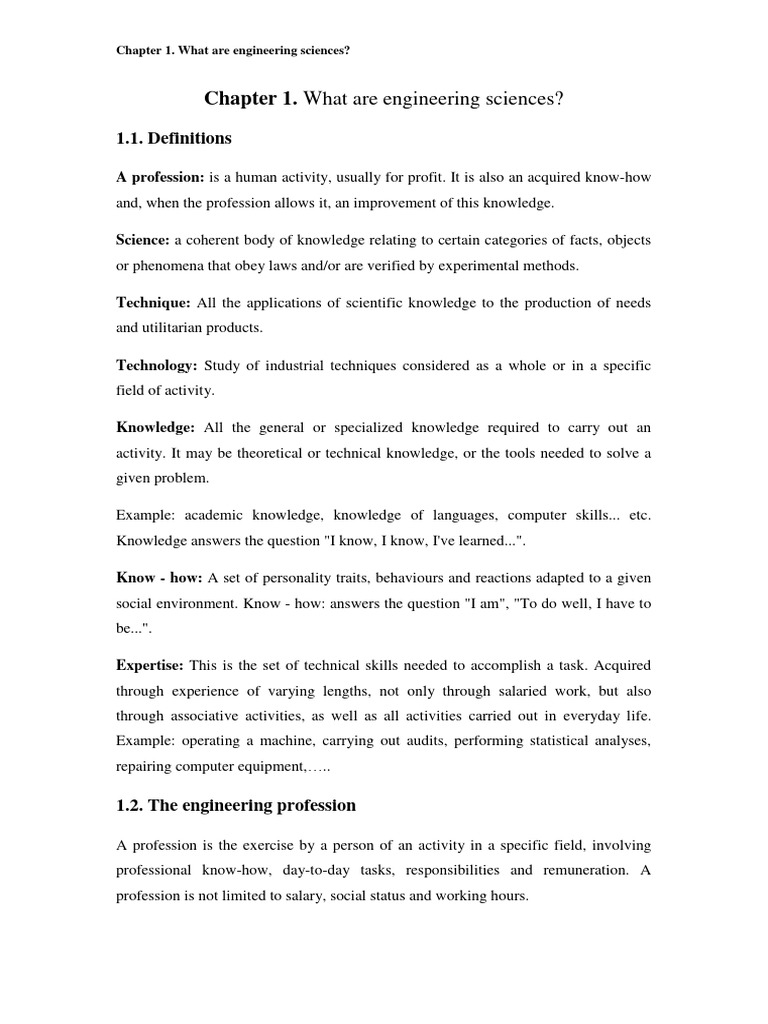 Chapter 1 E | PDF | Knowledge | Procedural Knowledge
