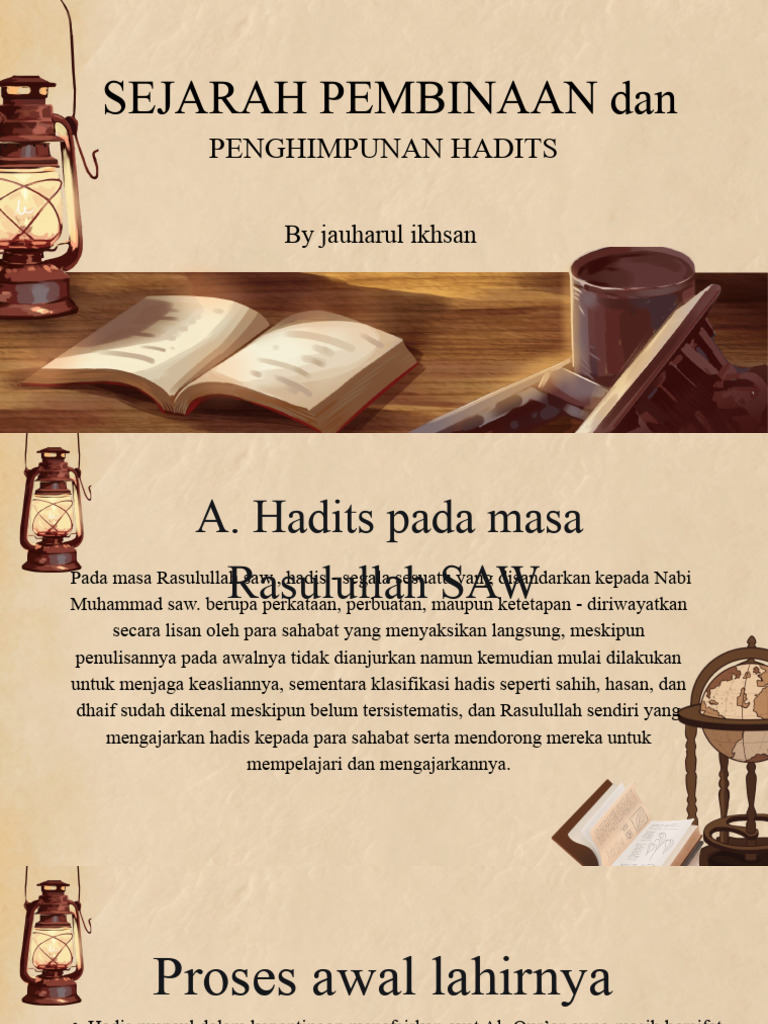 Sejarah Pembinaan Dan Penghimpunan Hadits | PDF | Ilmu Sosial