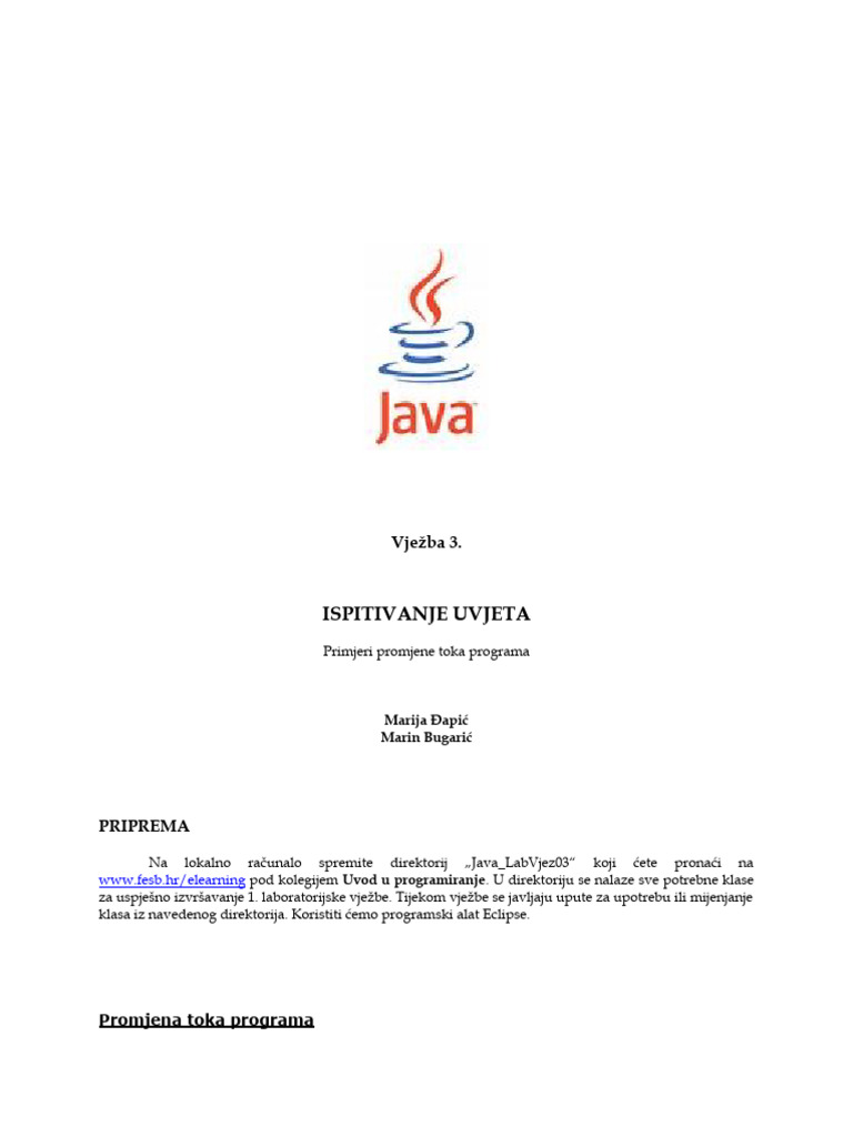 Java_LabVjezba03 | PDF