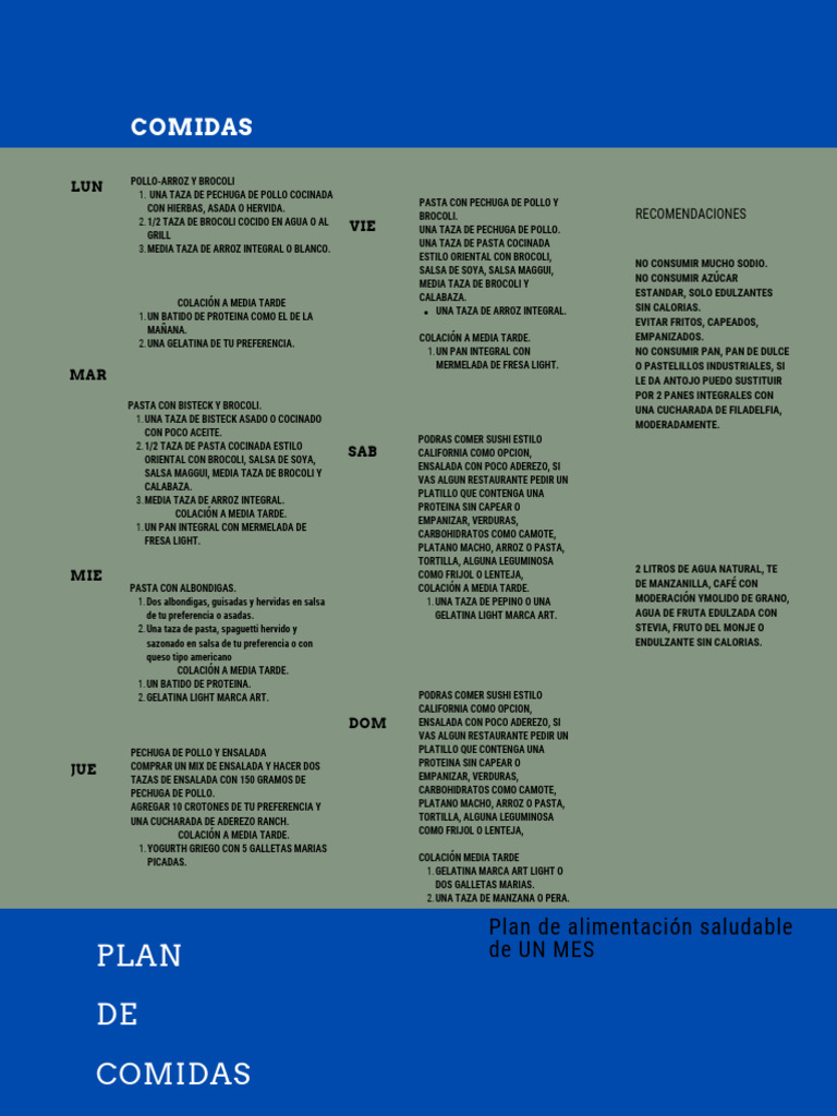Moreira Comidas | PDF | ensalada | Bola de masa hervida