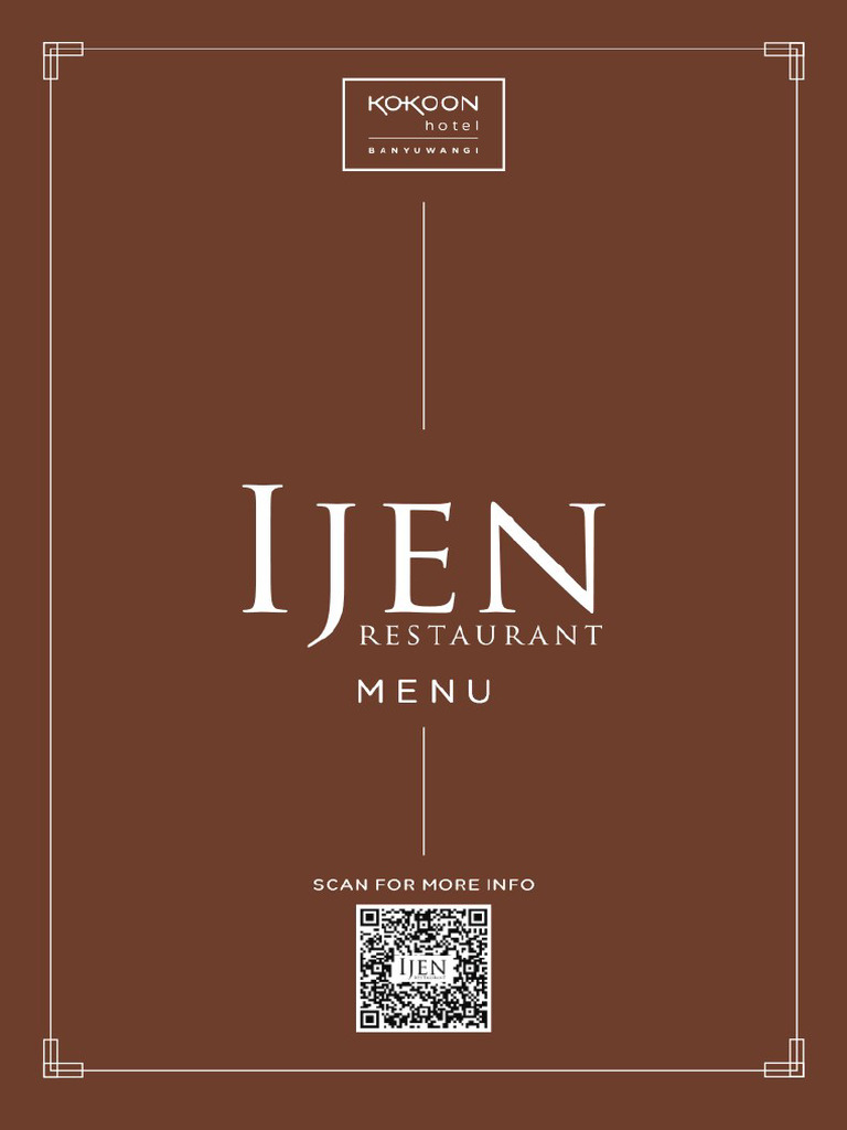 Ijen Restaurant Menu | PDF