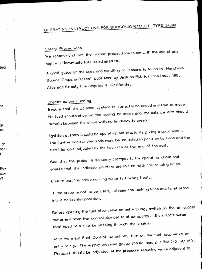 Aerospace Propulsion Lab Manual-3 | PDF