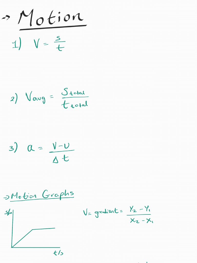 IGCSE Physics Formulas | PDF