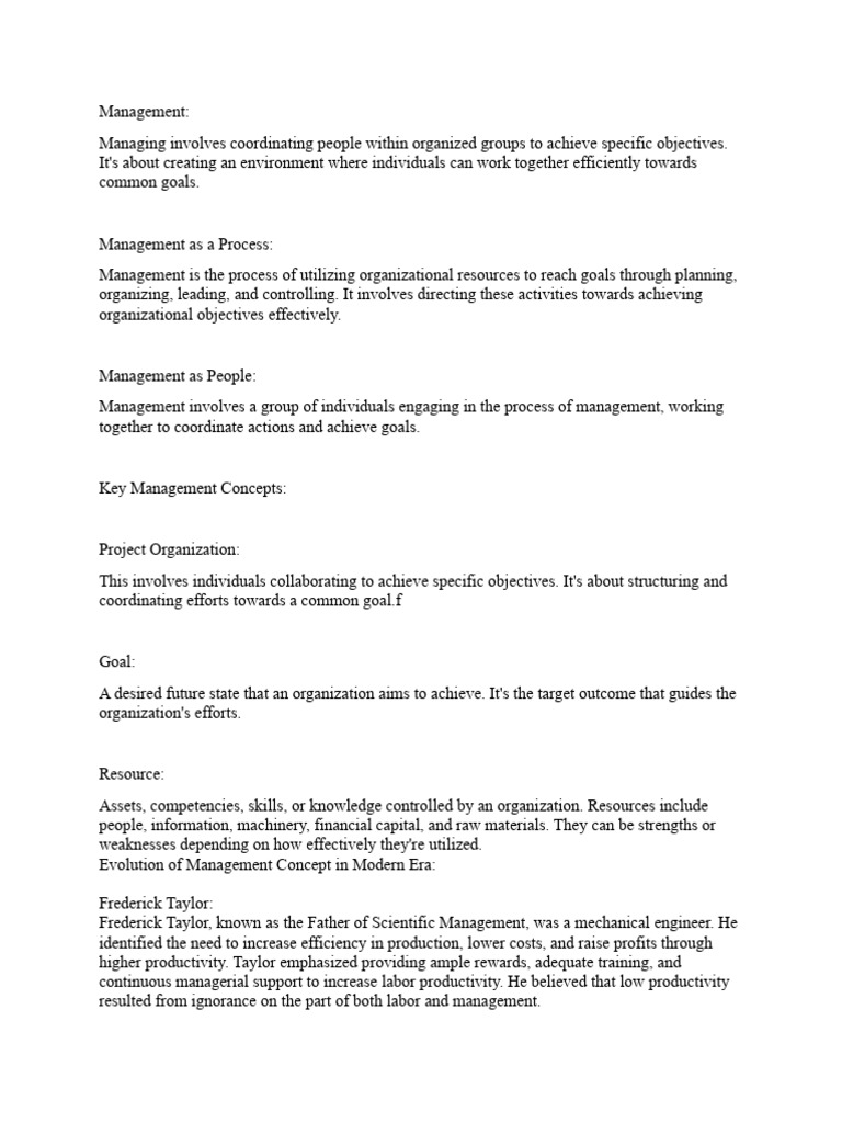 Management | PDF | Feasibility Study | Project Management