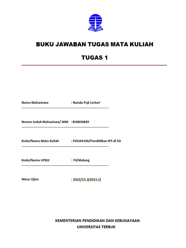 Naskah PDGK4106 PendidikanIPSdiSD | PDF | Karier & Perkembangan | Sains & Matematika