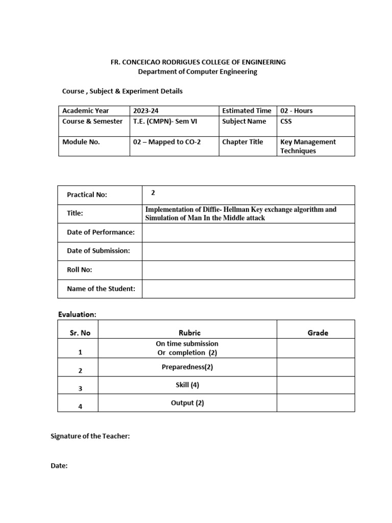 9541exp2 Css | PDF | Public Key Cryptography | Key (Cryptography)