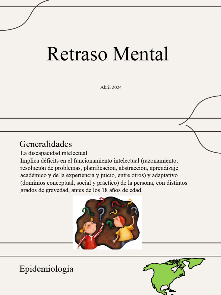 Retraso Mental | PDF | Discapacidad intelectual | Ciencia cognitiva