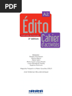 Edito A1 Cahier 2 Edition | PDF