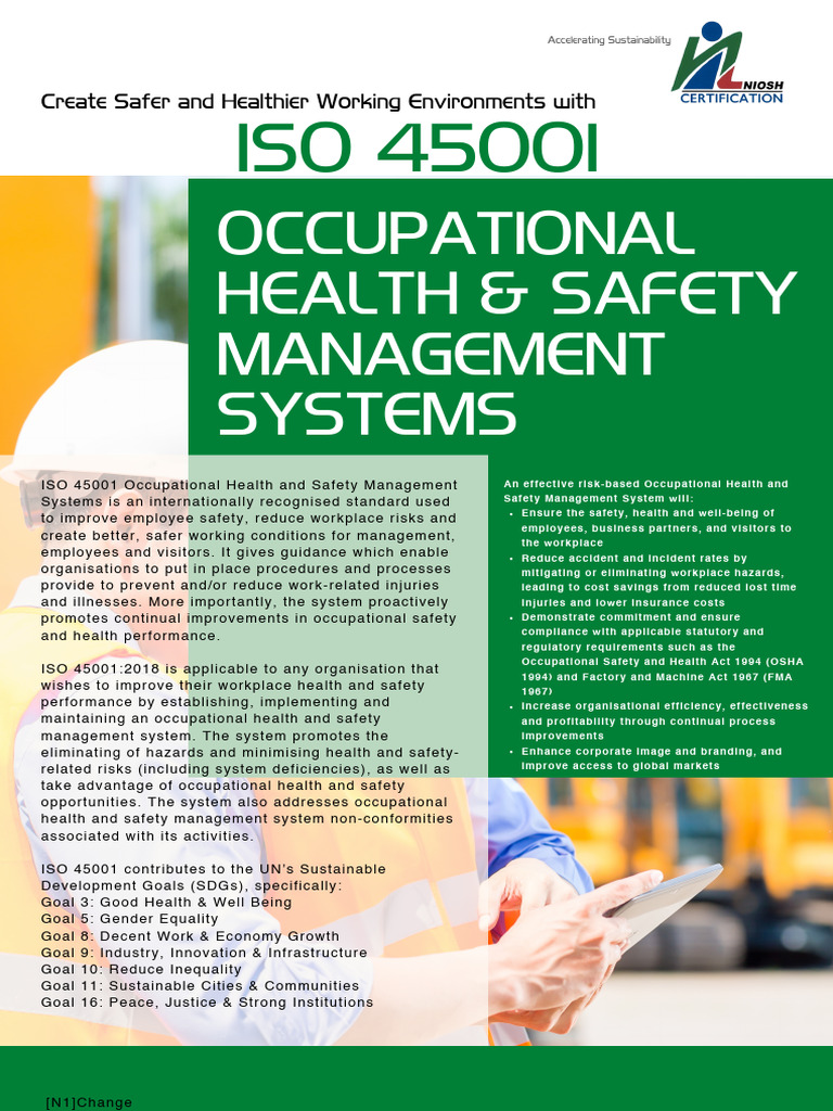 OHSMS Brochure (FINAL) | PDF | Occupational Safety And Health | Workplace