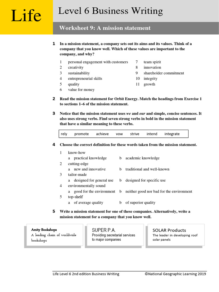 Optimizing Mission Statements for Business Success | PDF | Sustainability | Innovation