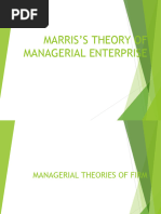 Growth Maximisation Theory of Marris | PDF | Profit (Economics) | Dividend