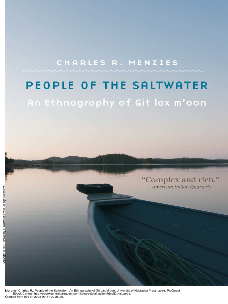 People_of_the_Saltwater_An_Ethnography_of_Git_Lax_... | PDF | Anthropology