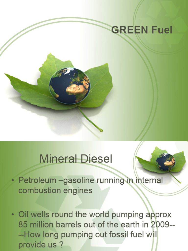 Biofuel - The Background, Need of Time and Hope For Future | PDF ...