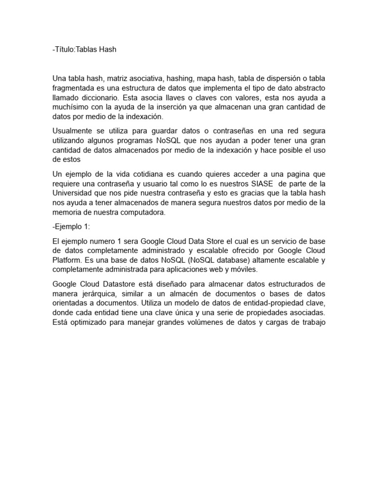 Tablas Hash | PDF | Python (lenguaje de programación) | Facebook