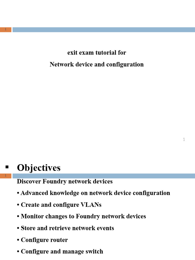 Exit Exam - NDC | PDF | Computer Network | Routing