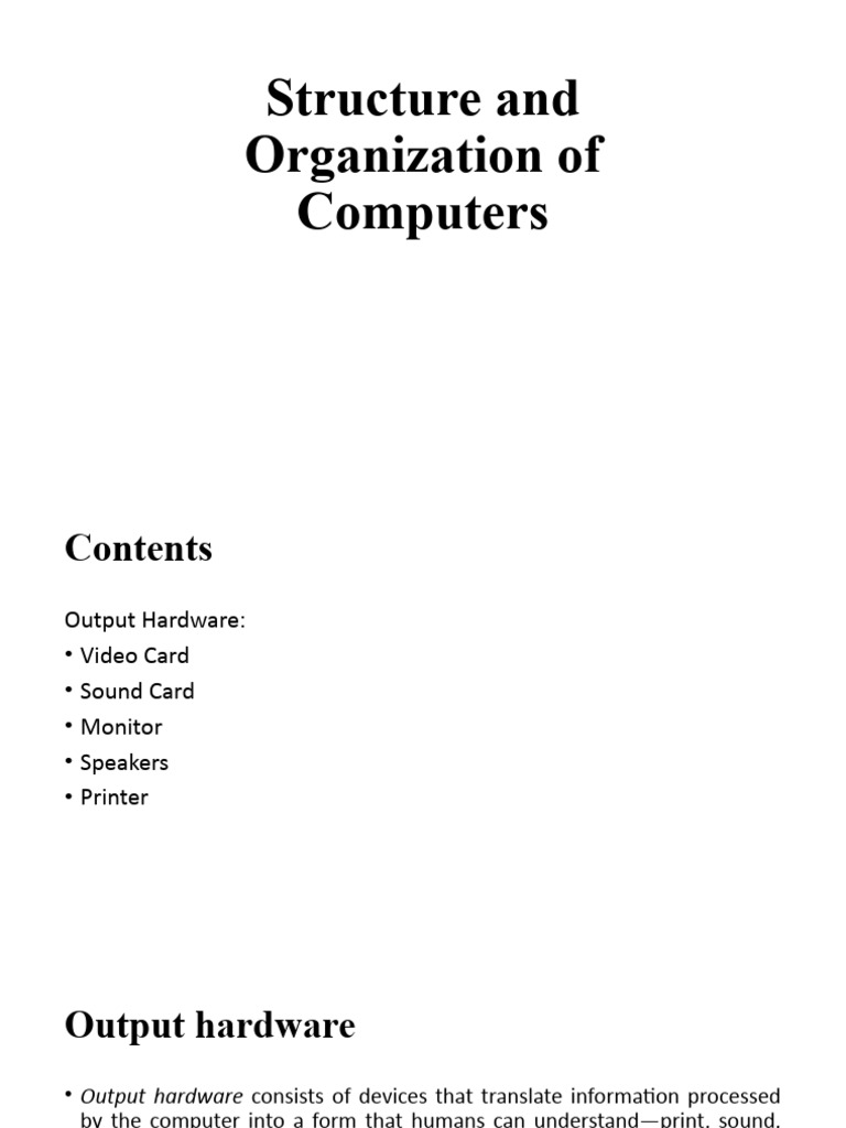 Lec 7 | PDF | Printer (Computing) | Computer Monitor