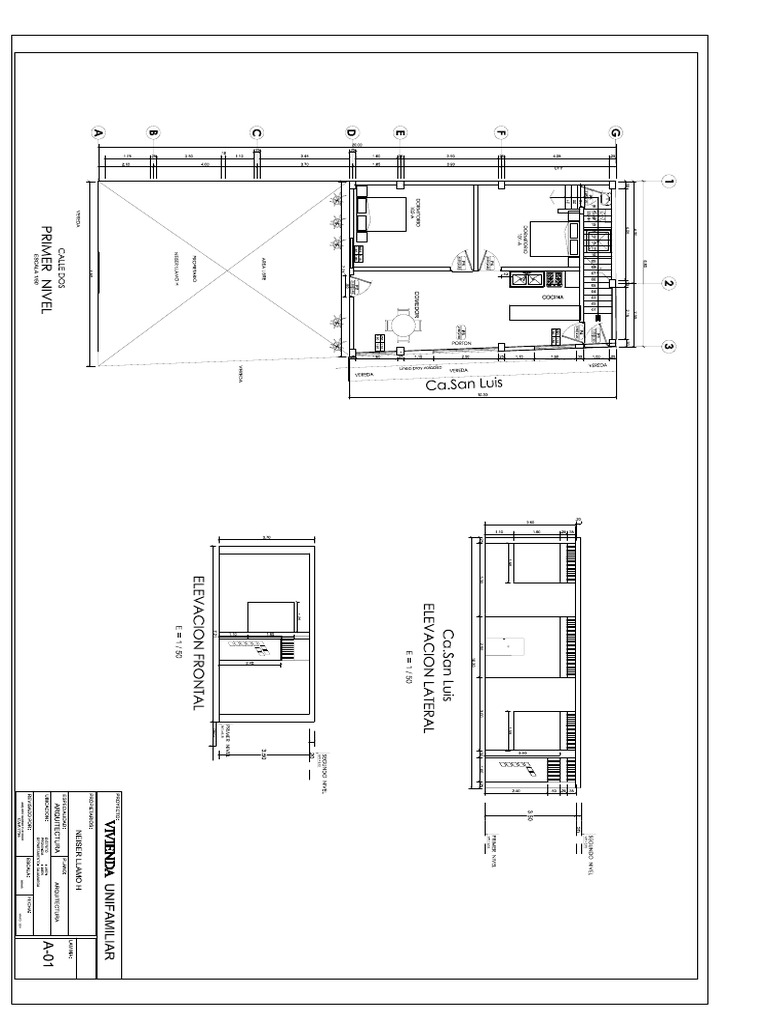 Arquitectura. Arq-A1.n°1 | PDF