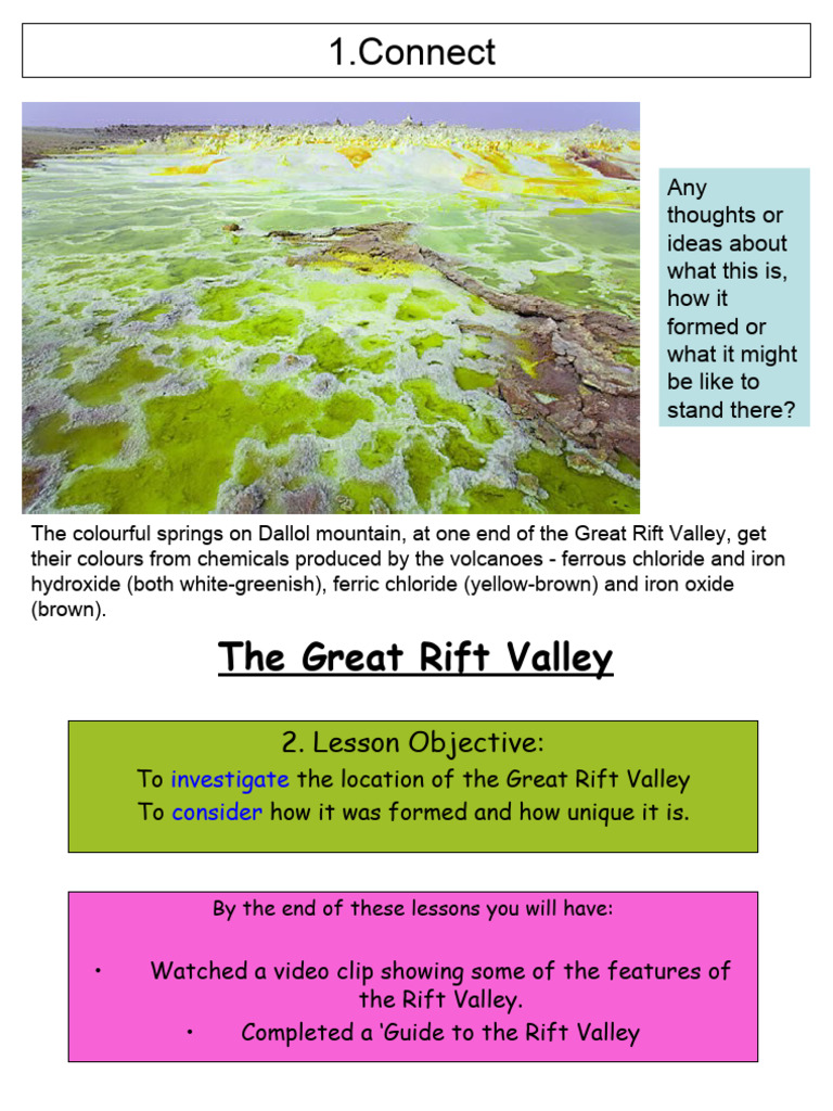 Understanding the Great Rift Valley | PDF | Physical Geography | Geology