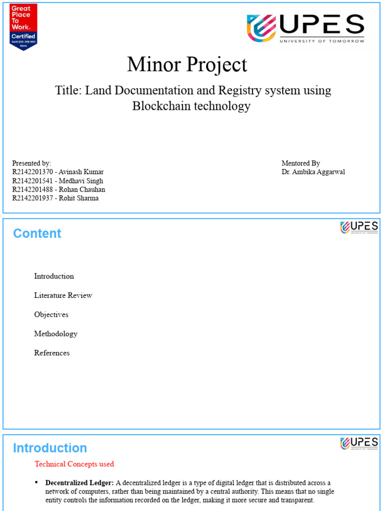 Minor-2 Synopsis Presentation | PDF | Database Transaction | Information Technology