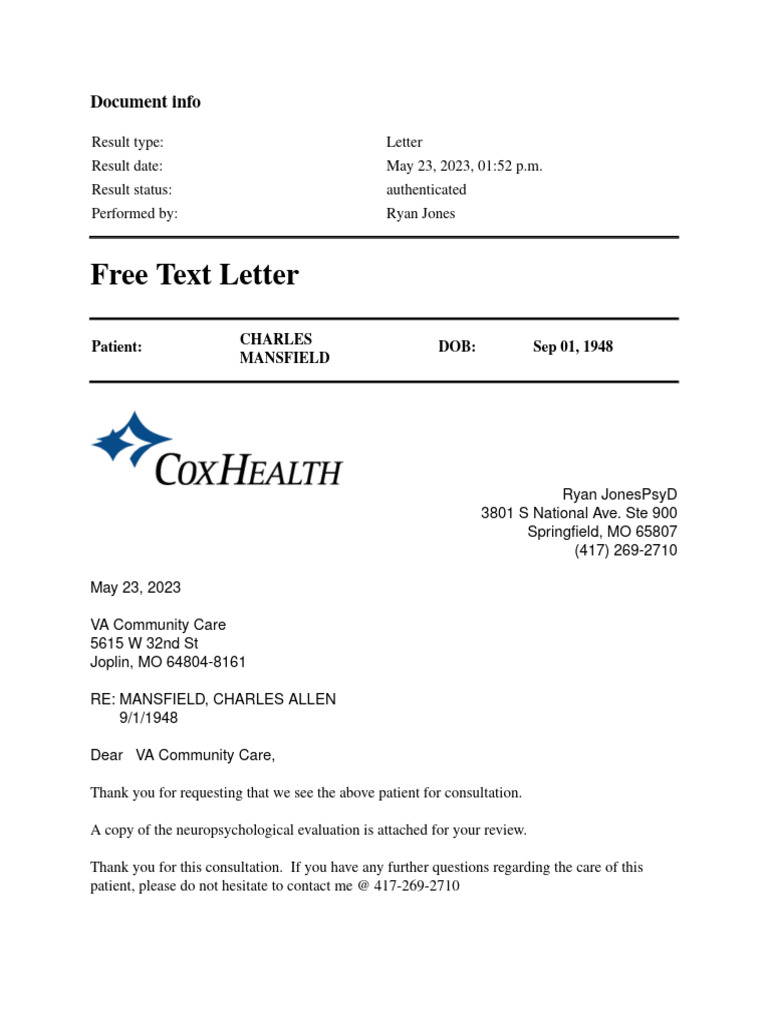 Letter 05-23-2023 | PDF Letter 05-23-2023 | PDF