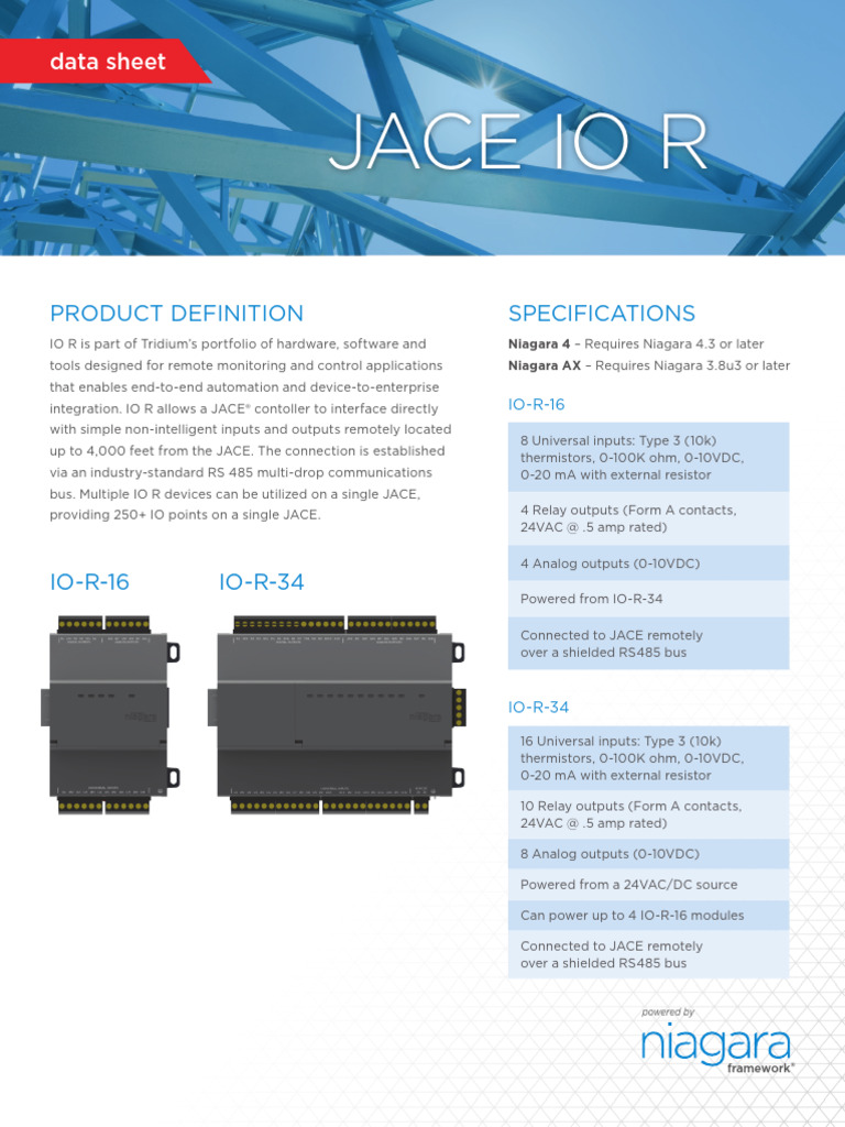2023 0026 JACE IOR DataSheet | PDF | Amplifier | Relay