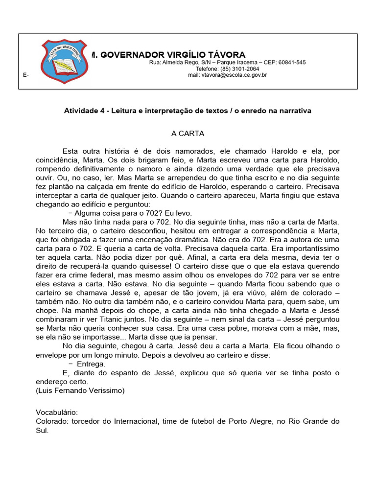 Módulo 01 - Atividade 04 | PDF