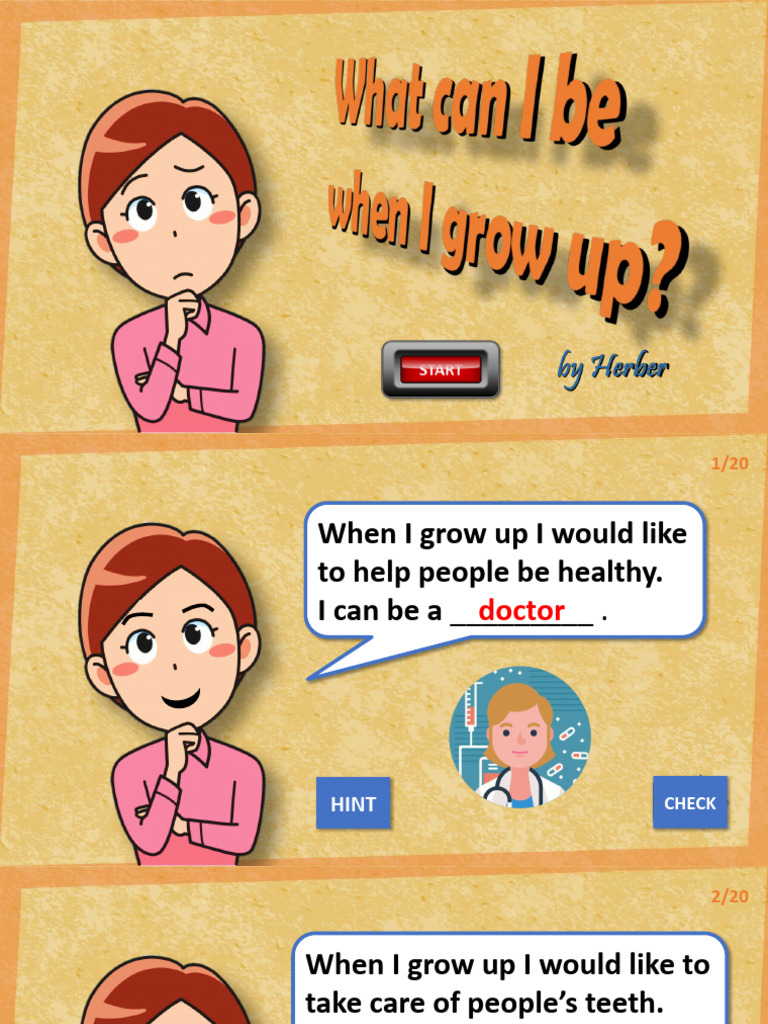 What Can I Be When I Grow Up Conversation Topics Dialogs Debating ...
