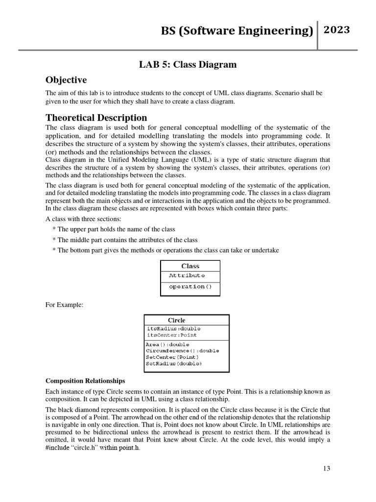 Sda - Lab 5 | PDF | Class (Computer Programming) | Conceptual Model Sda - Lab 5 | PDF | Class (Computer Programming) | Conceptual Model