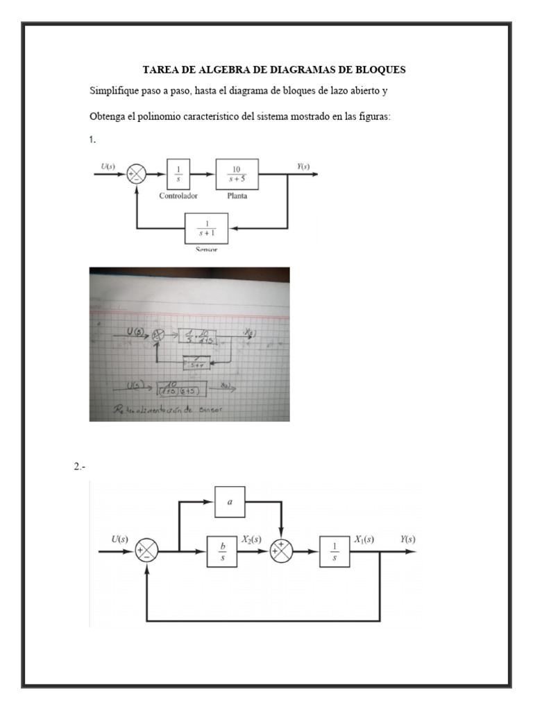 De Diagramas de Bloques | PDF