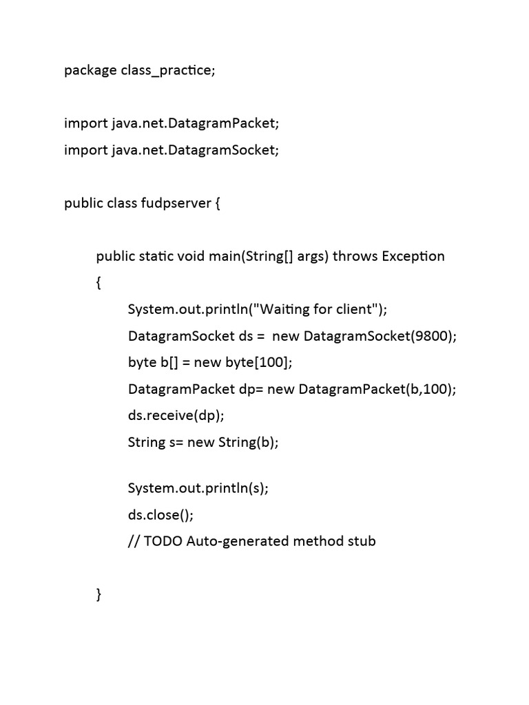Udp Practice Pdf Control Flow Computer Programming