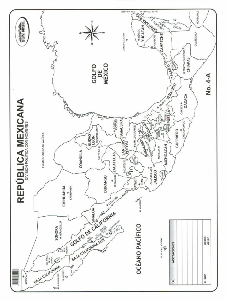 Mapa República Mexicana C:N | PDF