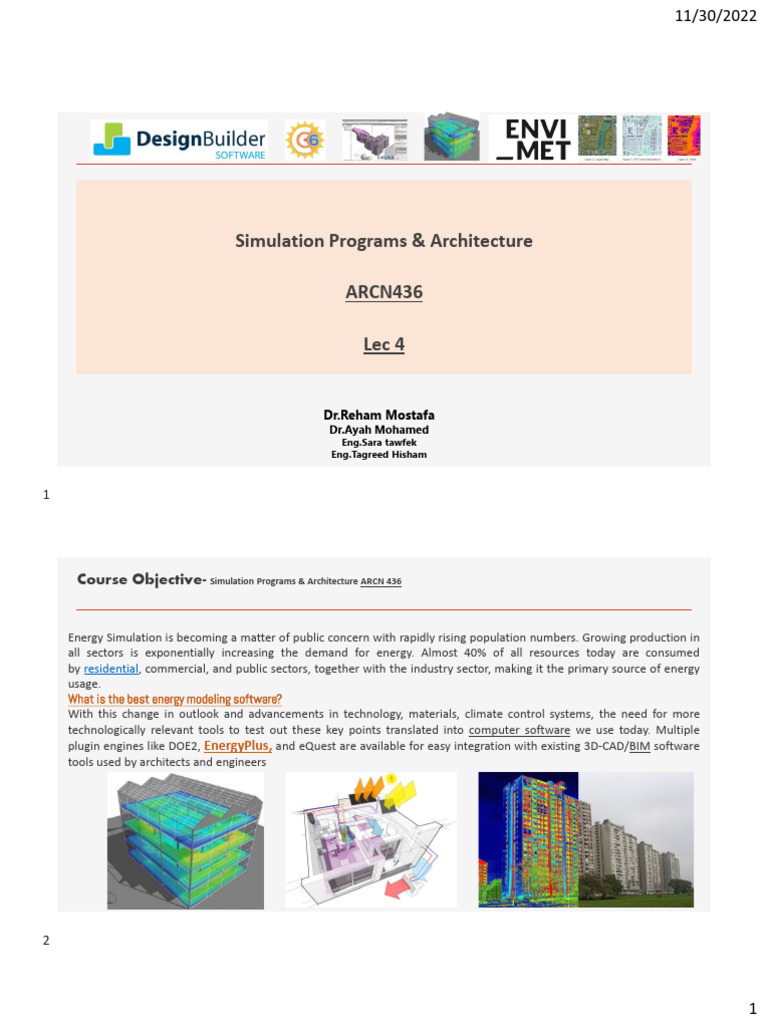 Simulation Program-Lec 4 | PDF