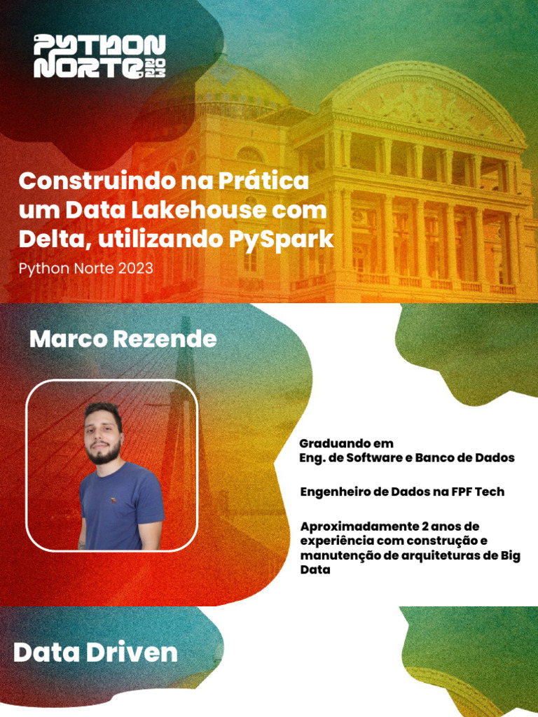 Lakehouse - Python Norte 2023 | PDF | Big Data | Bancos de dados