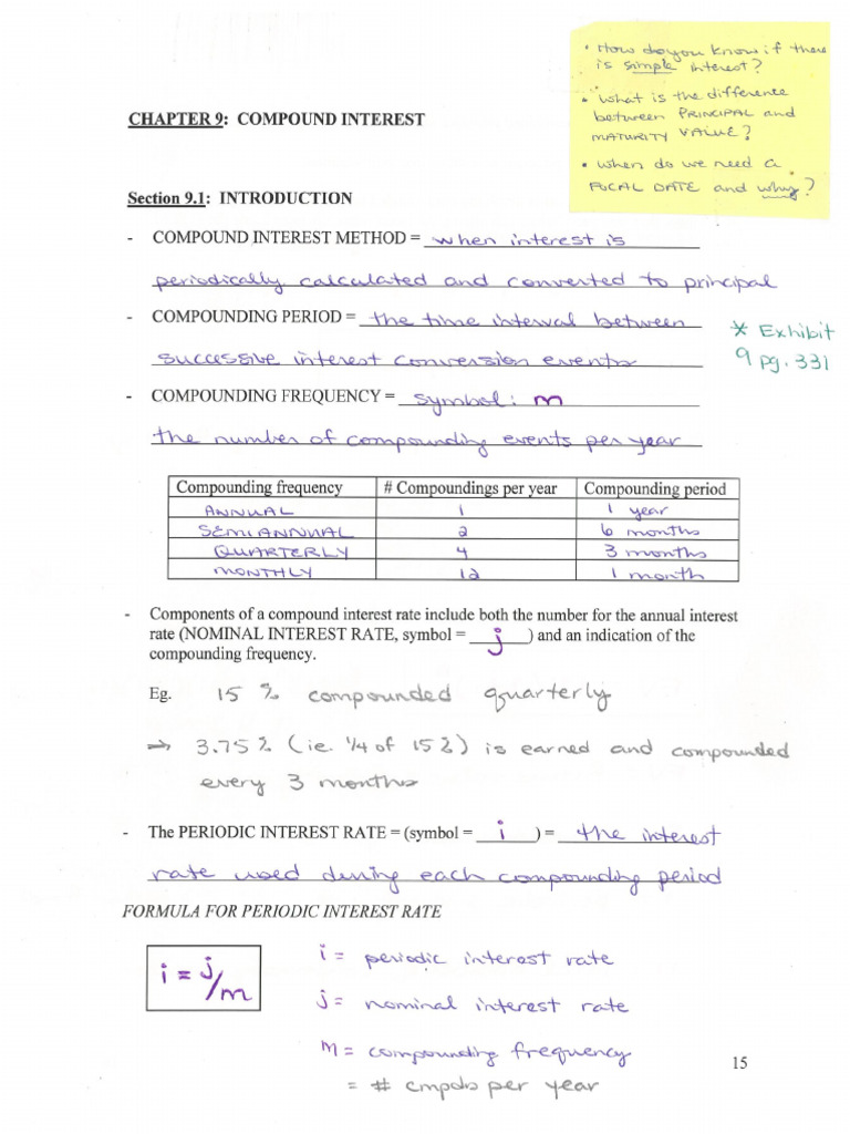 Scan Of Ch 9 Notes Part 1 Filled In Pdf