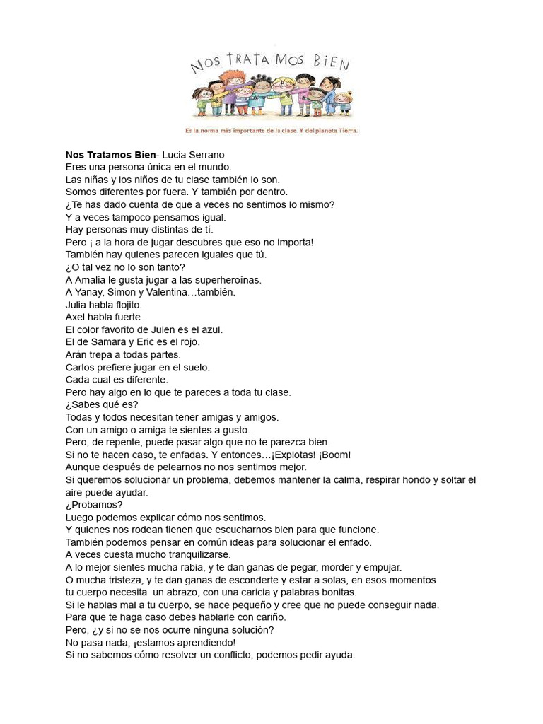 Nos Tratamos Bien - Lucia Serrano | PDF | Relaciones personales ...