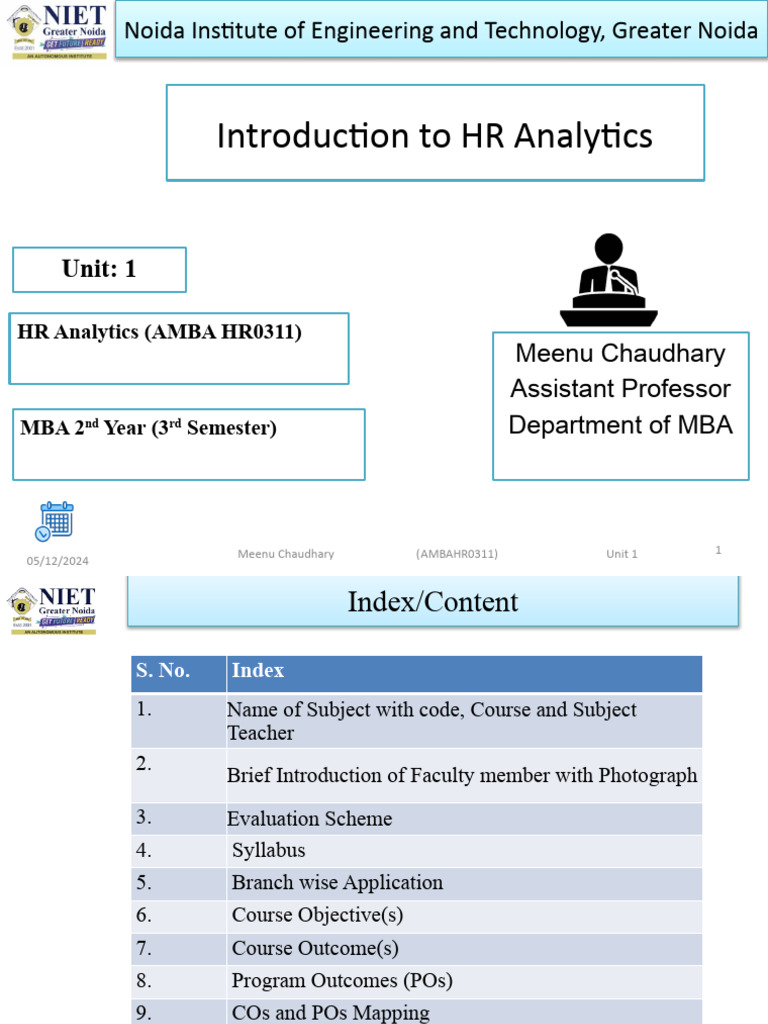 Unit I HRA-8 | PDF | Analytics | Human Resource Management