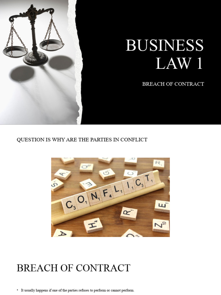 Breach of Contract | PDF | Breach Of Contract | Civil Law (Legal System)
