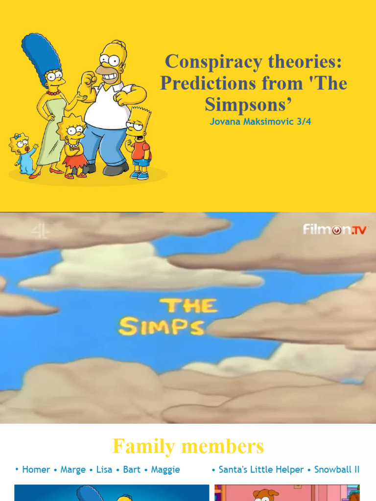 Simpsons Predictions and Conspiracy Theories | PDF
