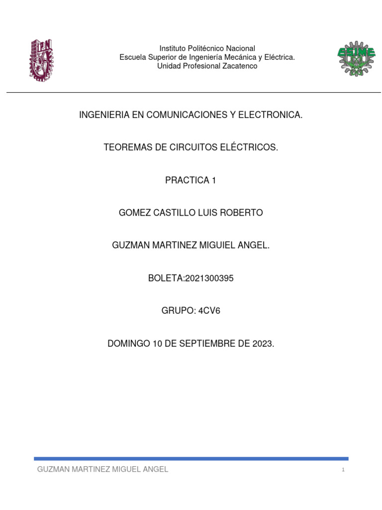 Practica Numero 1 | PDF