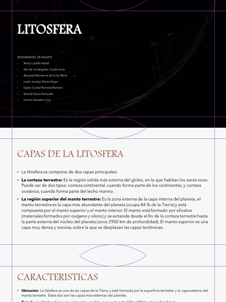 Capas y funciones de la litosfera | PDF | Tierra | Corteza (Geología)