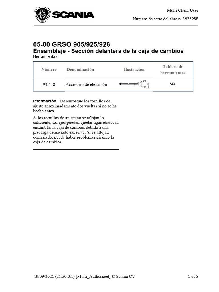 Ensamble Caja Opc | PDF | Eje | Tecnologías automotrices