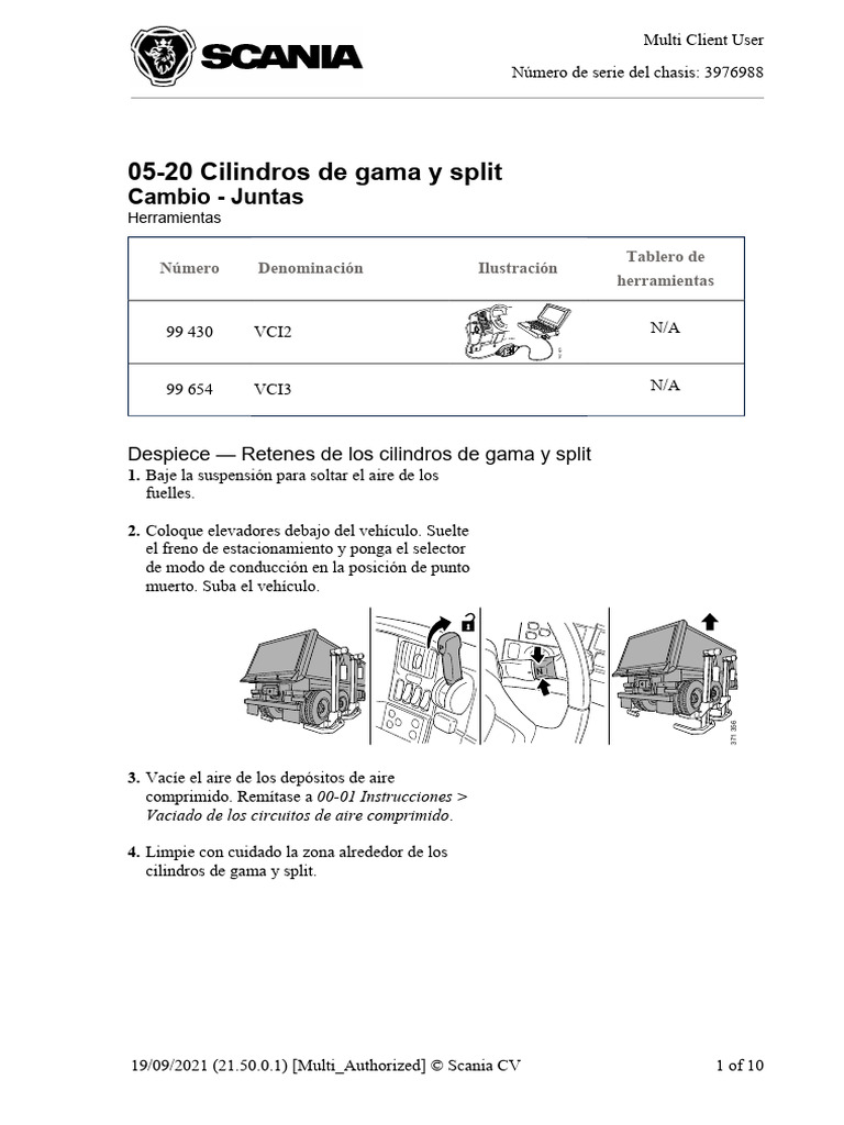 Montaje de cilindros de gama y split | PDF | Tornillo | Bienes ...