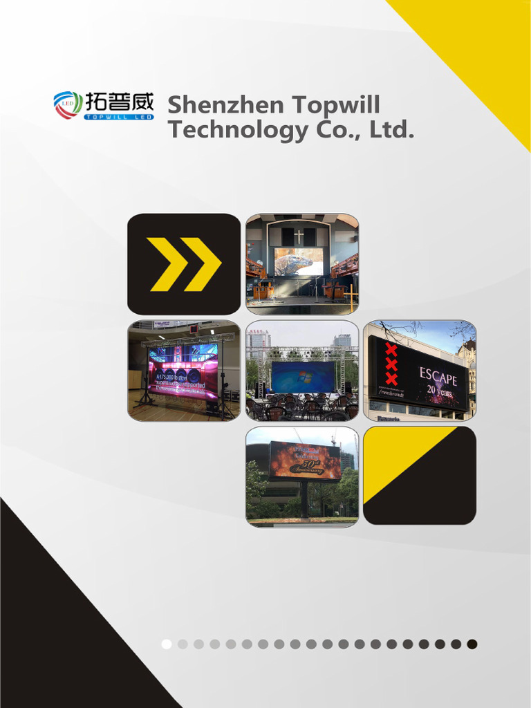 Topwill LED Display Brochure | PDF | Pixel | Film And Video Technology