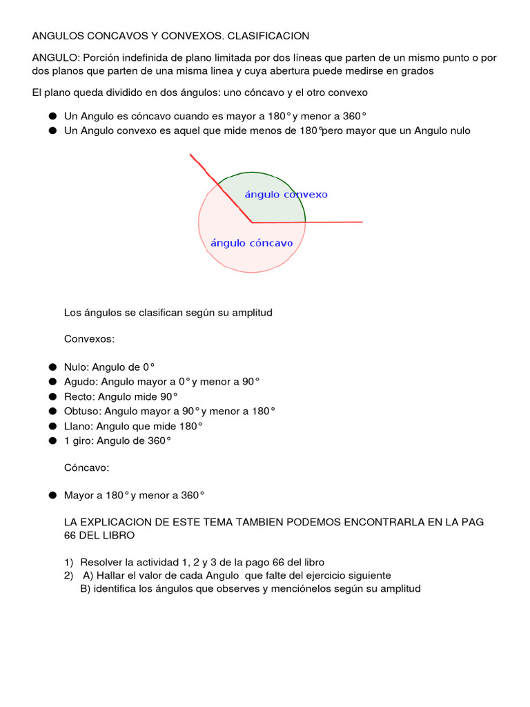 Angulos. Angulos Concavos y Convexos | PDF | Ángulo | Euclides