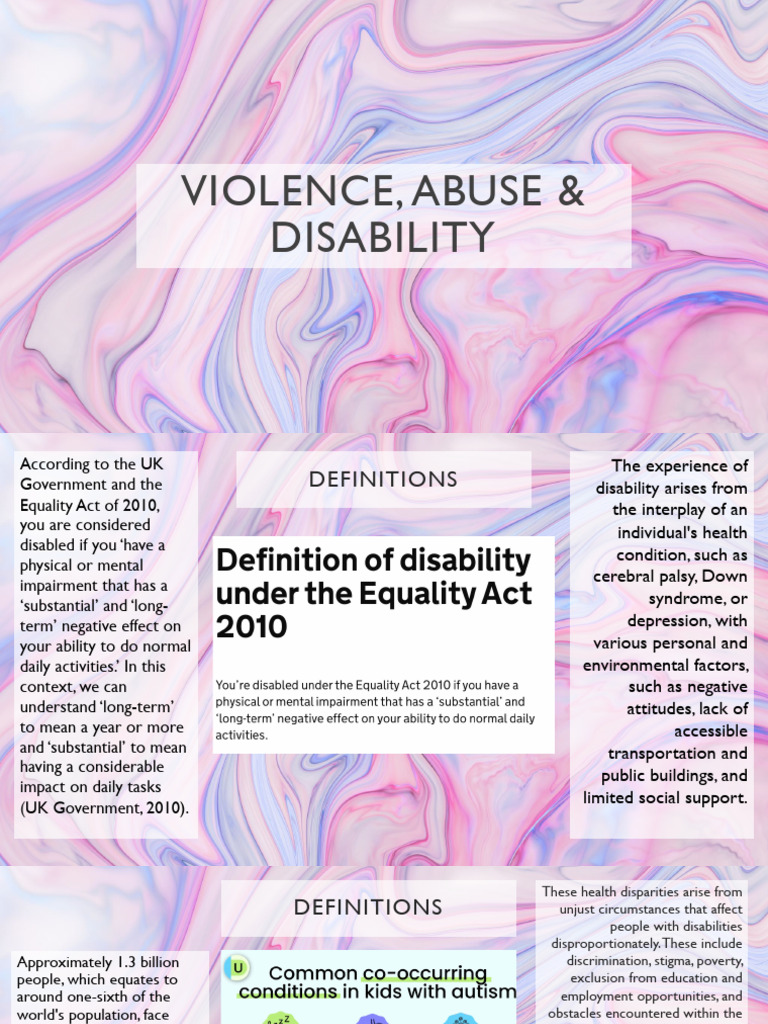 SOCI2281 - Violence and Abuse in Society | Download Free PDF | Disability | Intersectionality