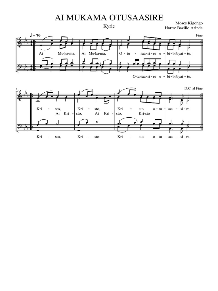 Mass of St. Musa | PDF